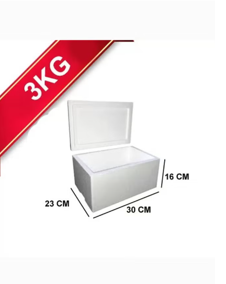 Thermo Keeper Container, 3kg Expanded Polystyrene Cooler, Ice Box