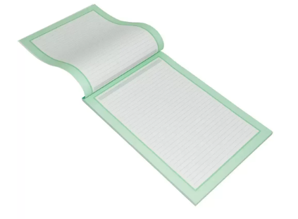 10-Piece FIS Writing Pads, Feint & Color Border, Single Ruled, 60 gsm ...