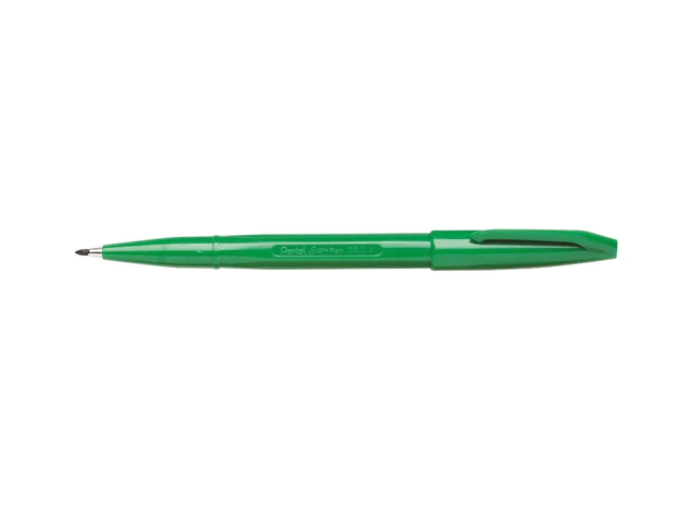 Pentel S520 Sign Pen Fibre Tip 2mm Green