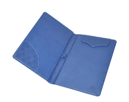 FIS Executive Bill Folder Blue Color, Italian PU with Magnet Flap ...