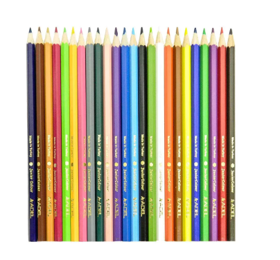 Adel Color Pencil, 24 Colors in Aluminium Tube - ALCK-60003