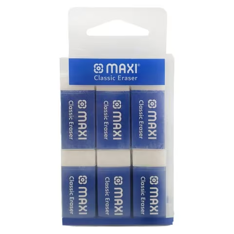 Maxi Classic Eraser Big Size Eraser 12 PCS