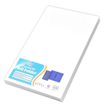 FIS Executive Bill Folder Blue Color, Italian PU with Magnet Flap ...